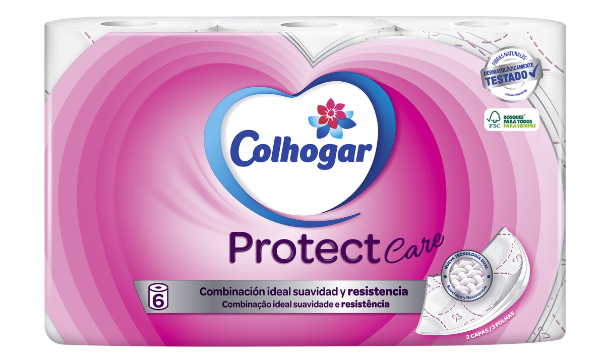 Colhogar Papel Higiénico Protect Care Blanco - Colhogar