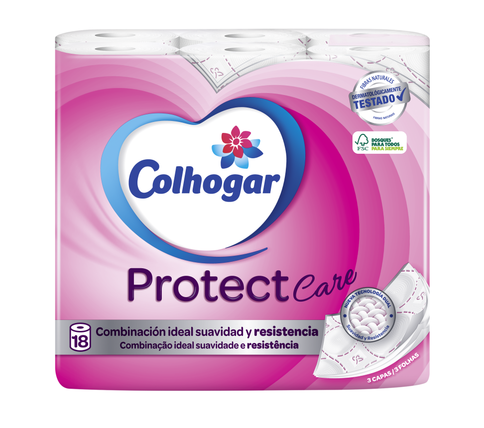 Colhogar Papel Higiénico Protect Care Blanco - Colhogar