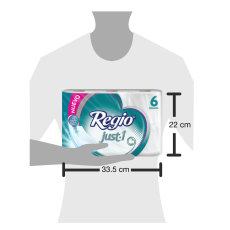 Papel Higiénico Regio Just 1 - Regio®